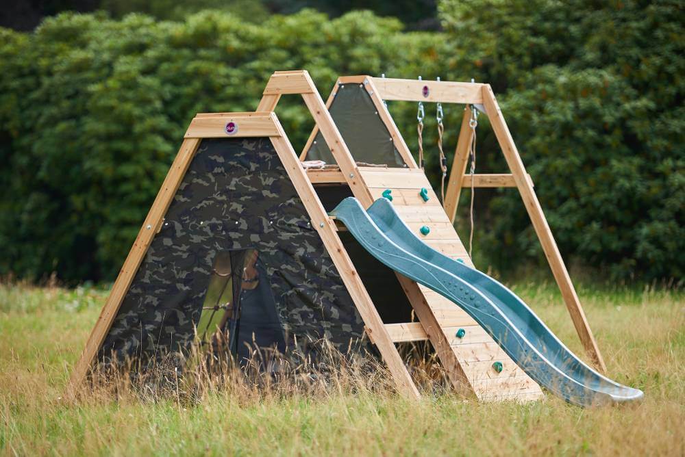 Plum Climbing Pyramid with Swings & Slide – The Best Backyard
