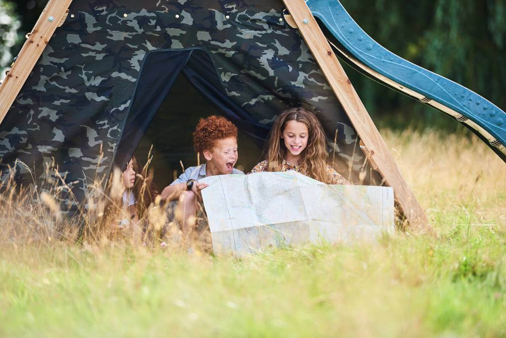 Plum Climbing Pyramid with Swings & Slide – The Best Backyard