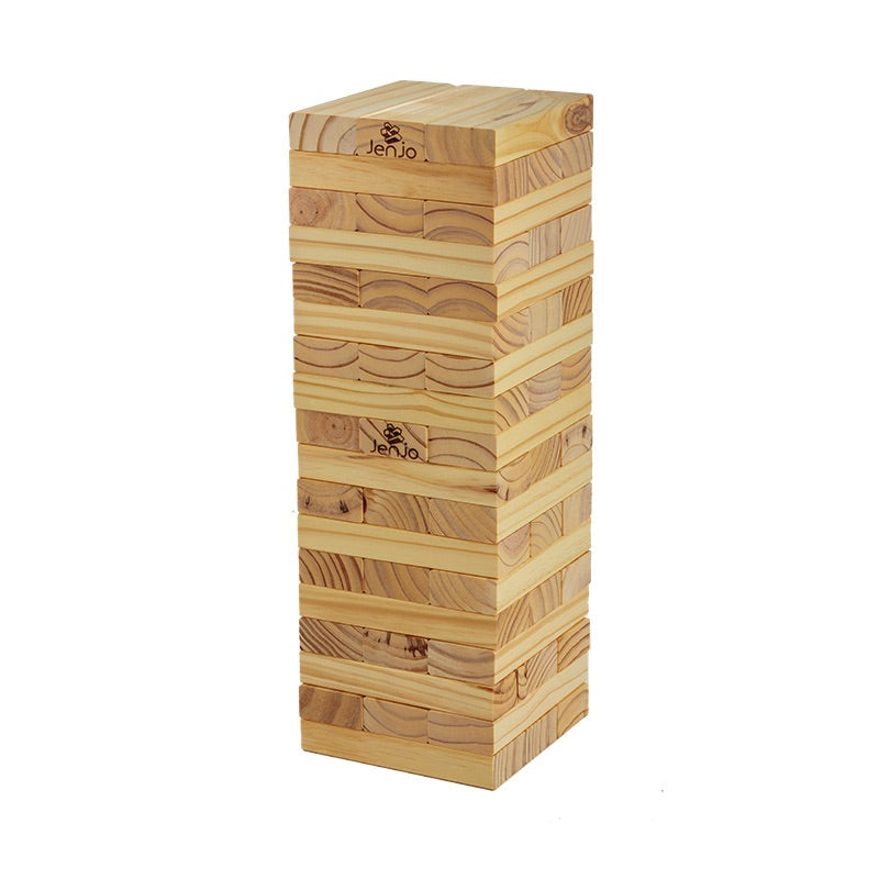 54 Piece Outdoor Giant Jenjo Wooden Block Game 54cm – The Best Backyard