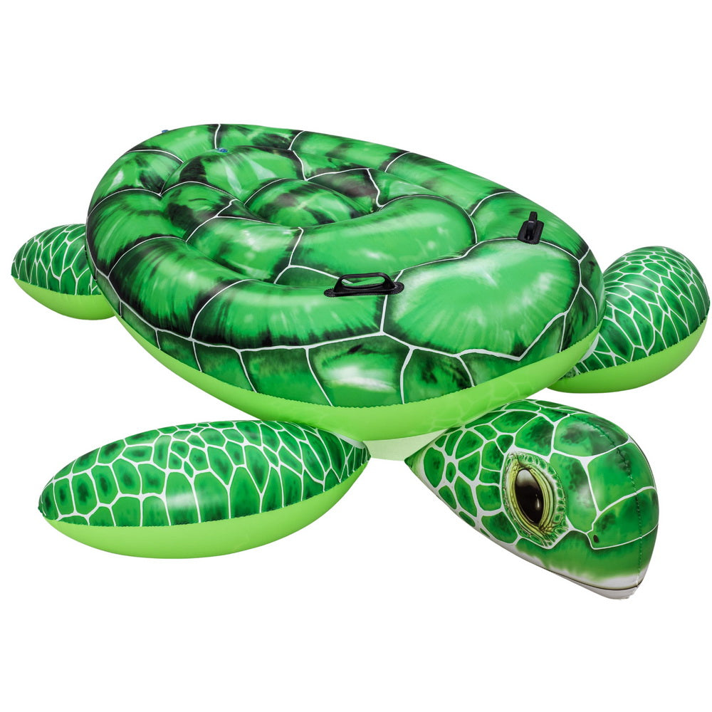 Bestway Float Turtle Rider Inflatable Ride On Floating Pool Lounger 15 ...