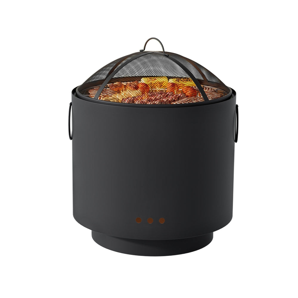 Grillz Fire Pit BBQ Portable Deep Bowl Outdoor Fireplace – The Best ...