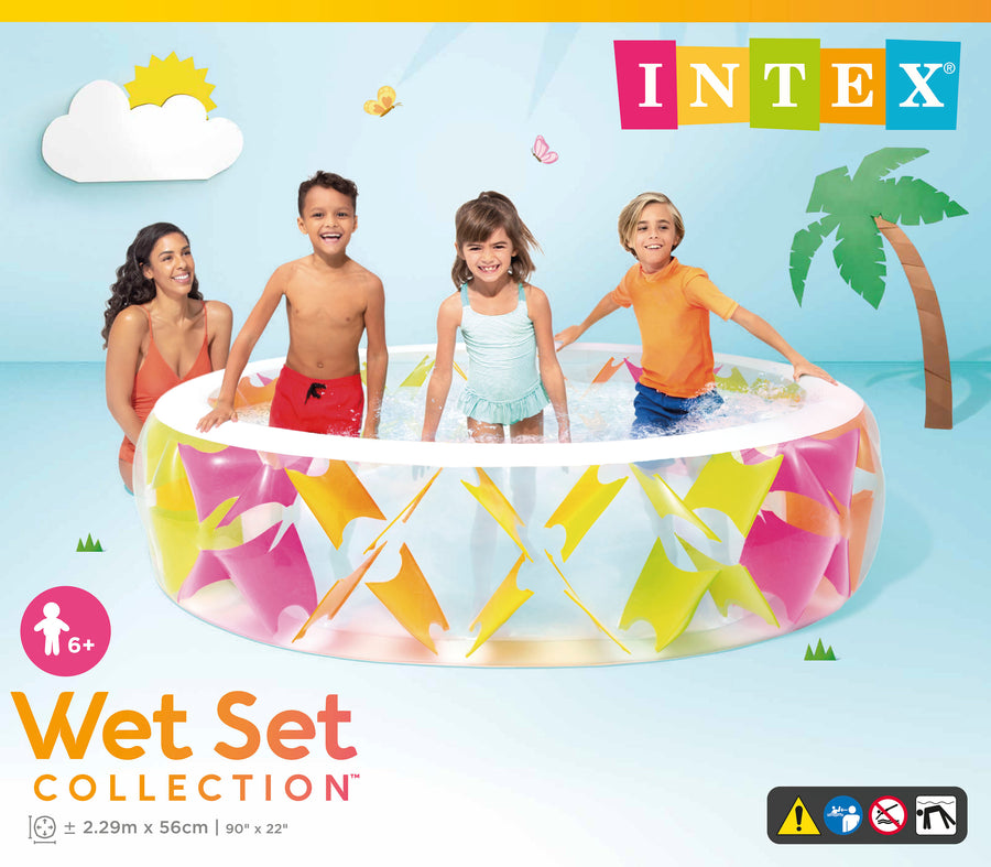 Intex Pinwheel Swim Centre Pool - 229cm x 56cm – The Best Backyard