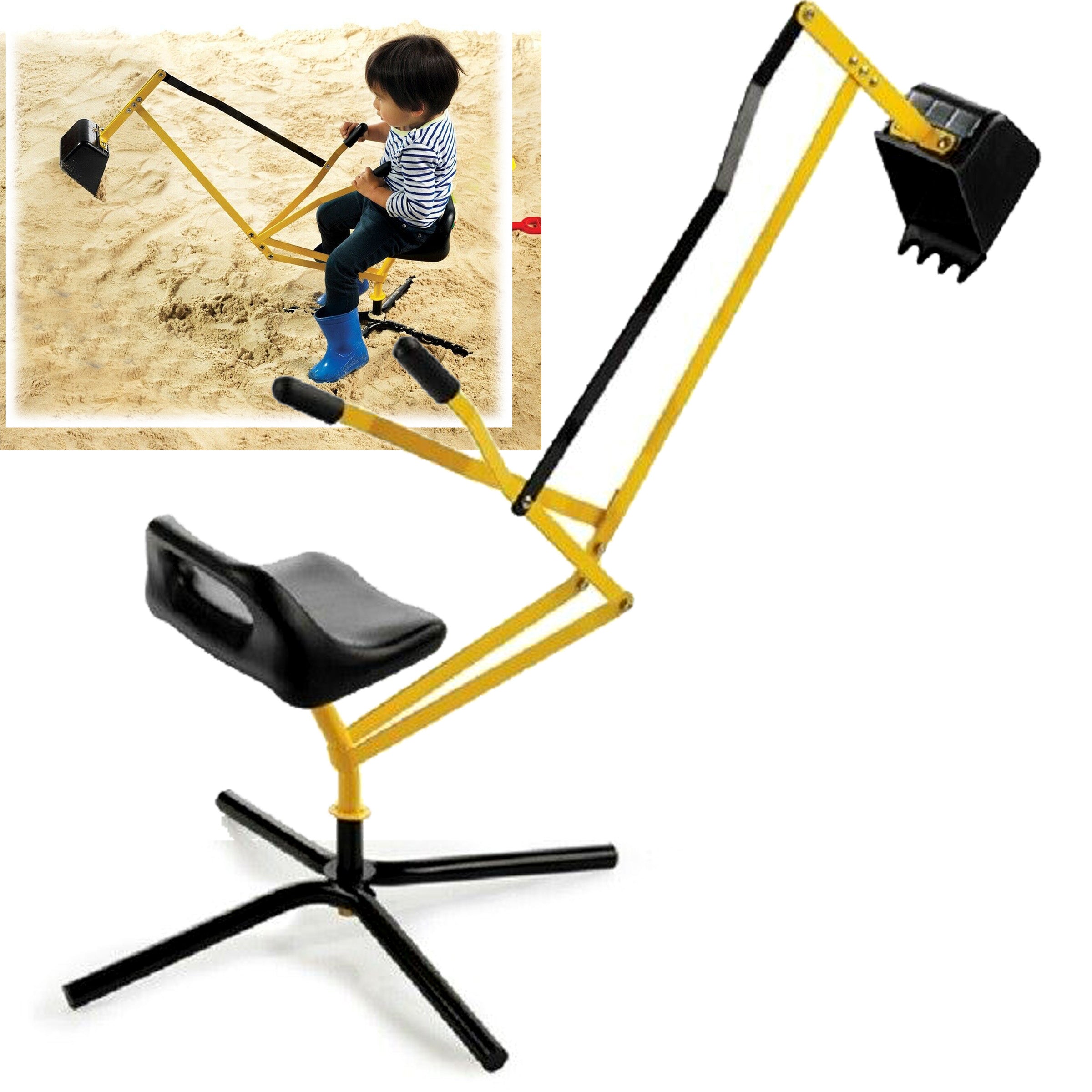 Sandpit Digger - Multi Action Metal Digger Toy – The Best Backyard