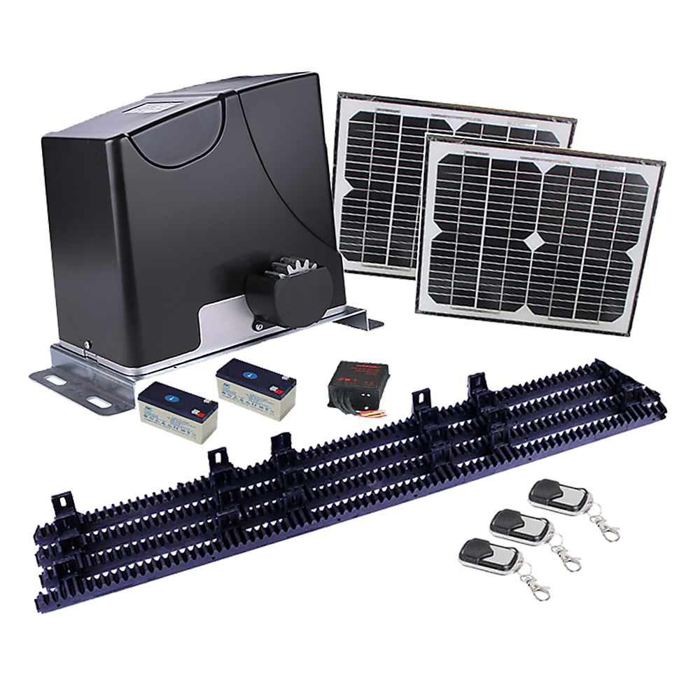 1000KG Auto Solar Slide Sliding Gate Opener Automatic w 4m Rail – The ...