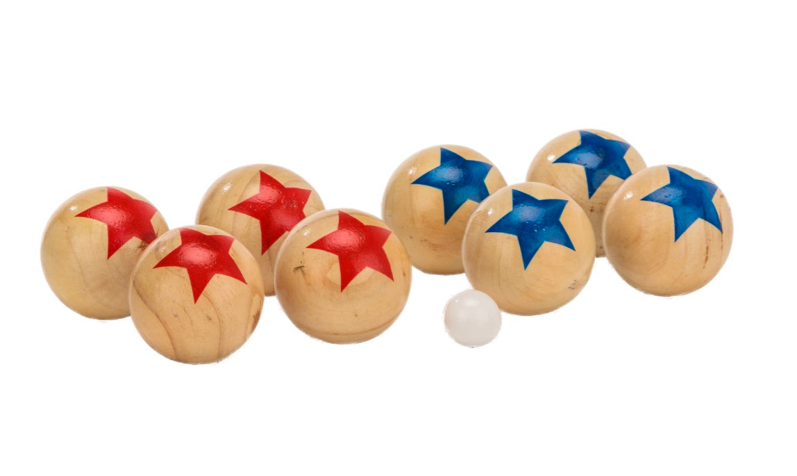 Deluxe 8 Wooden Ball Bowls Bocce Game Set – The Best Backyard