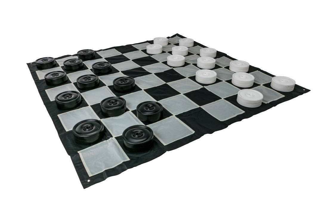 Giant Size Outdoor Draughts Checkers Game Set w/Mat 3x3m – The Best ...