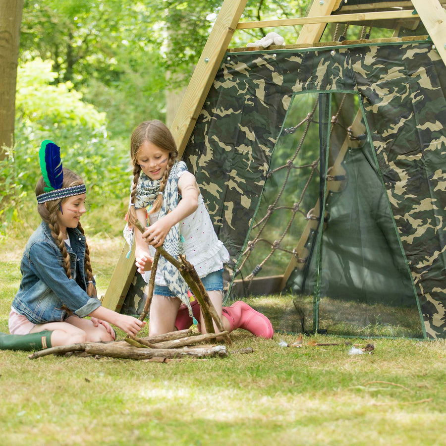 Climbing Pyramid with Swings and Slide – The Best Backyard