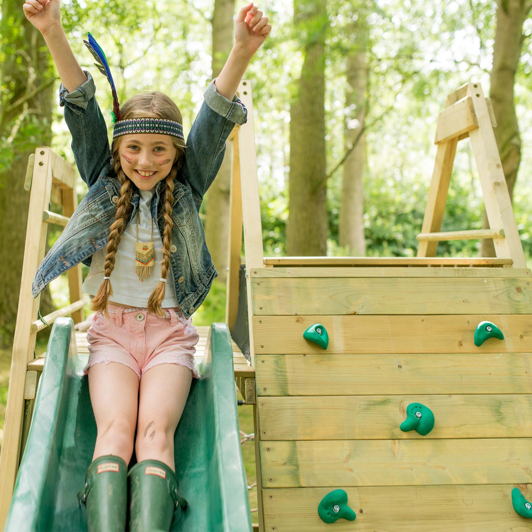 Climbing Pyramid with Swings and Slide – The Best Backyard