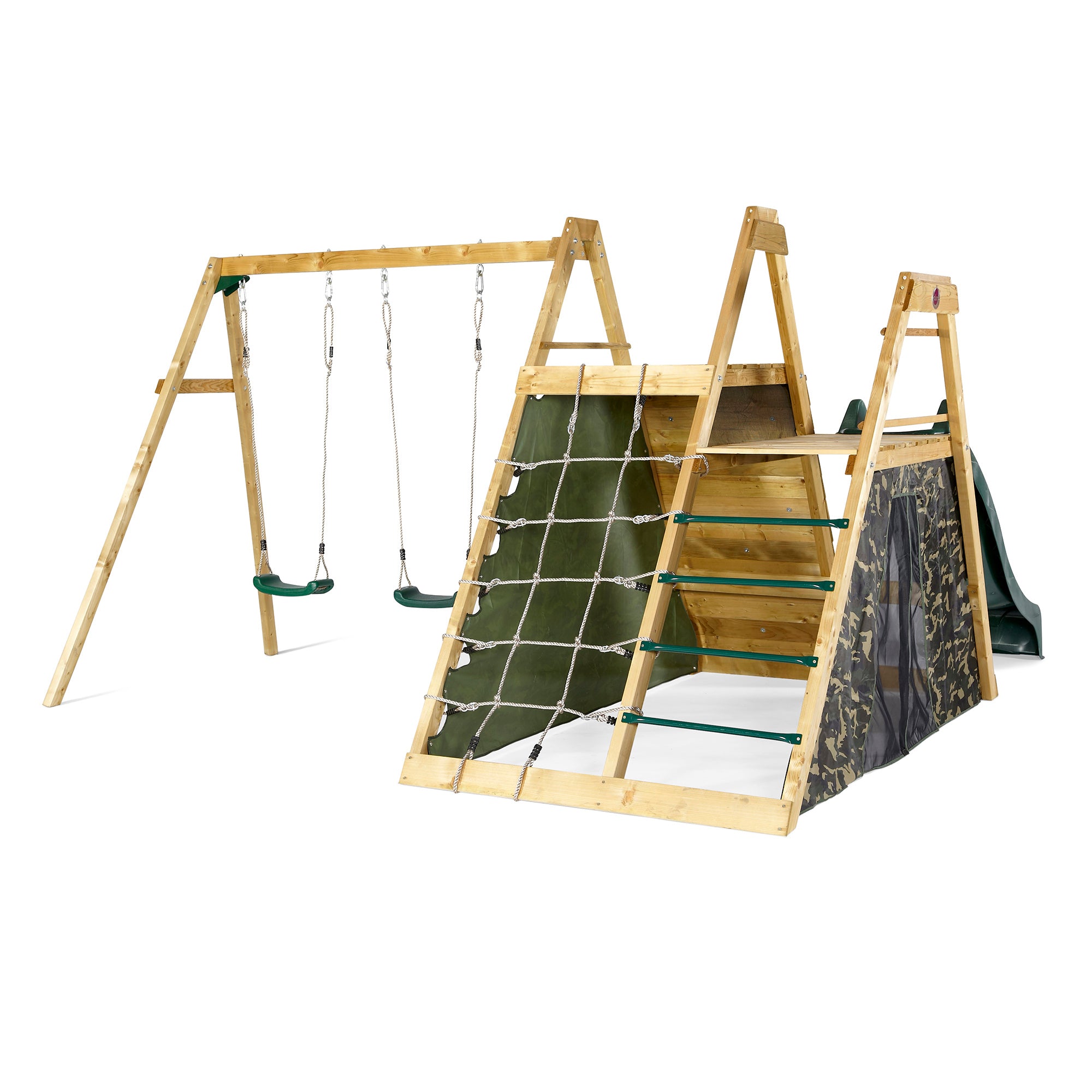 Climbing Pyramid with Swings and Slide – The Best Backyard