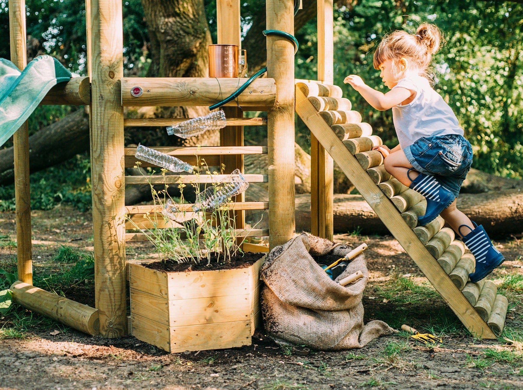 Plum Woodland Treehouse with Slide | On Sale Now (Fast Delivery) – The ...