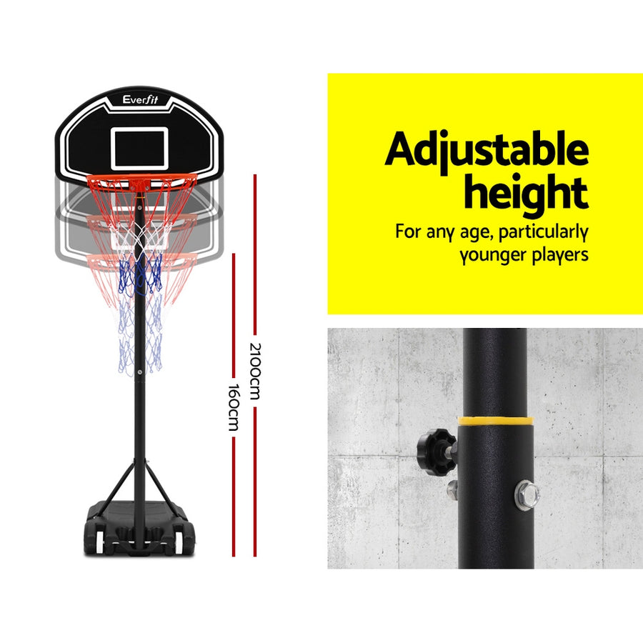 2.1m Adjustable Portable Basketball Stand Hoop System. Free shipping ...