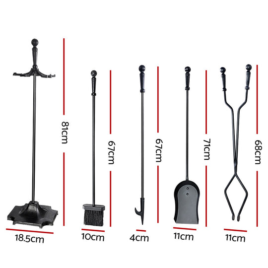 Fire Pit Tool Set - Quality Steel Construction – The Best Backyard