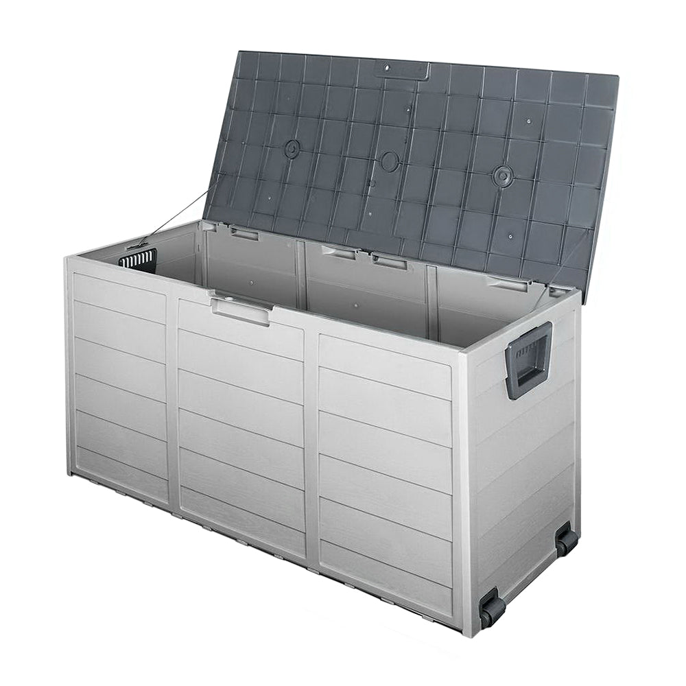 290L Outdoor Storage Box (Lockable) - Grey – The Best Backyard