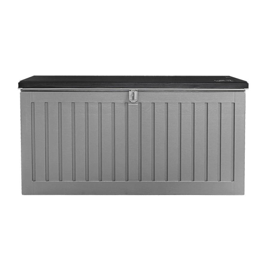 270L Outdoor Storage Box / Bench - Dark Grey – The Best Backyard
