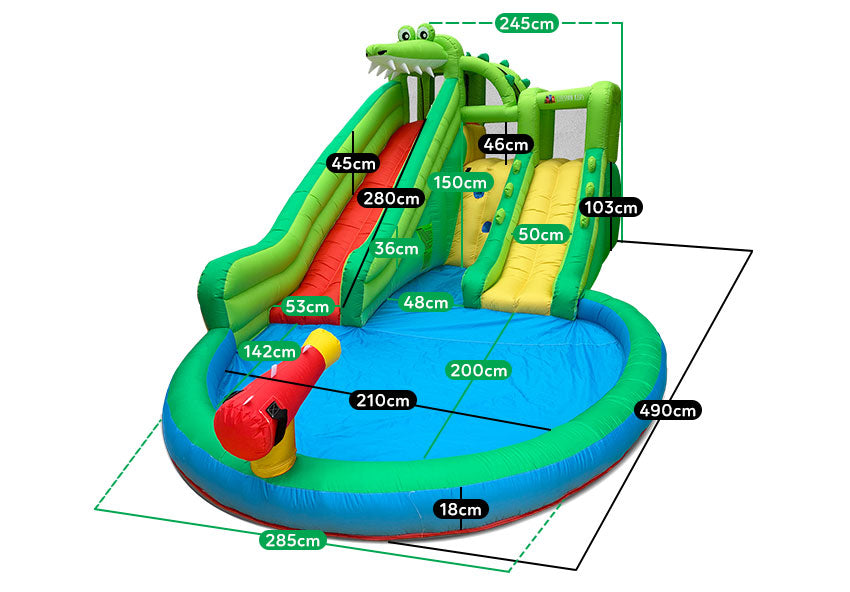 Crocadoo Slide & Splash - Lifespan Kids – The Best Backyard